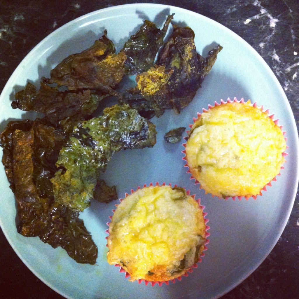 Butter Bean Cupcakes with Kale Chips - This Is Cooking for Busy ...
