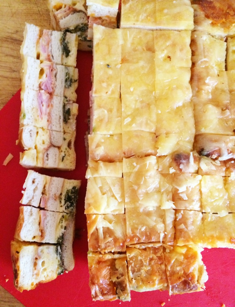 Flat Bread Layered Savoury Bites - Makes 80 appetisers - This Is ...